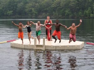 Safe Social Distancing During Dock Repairs - Deatons Waterfront Services